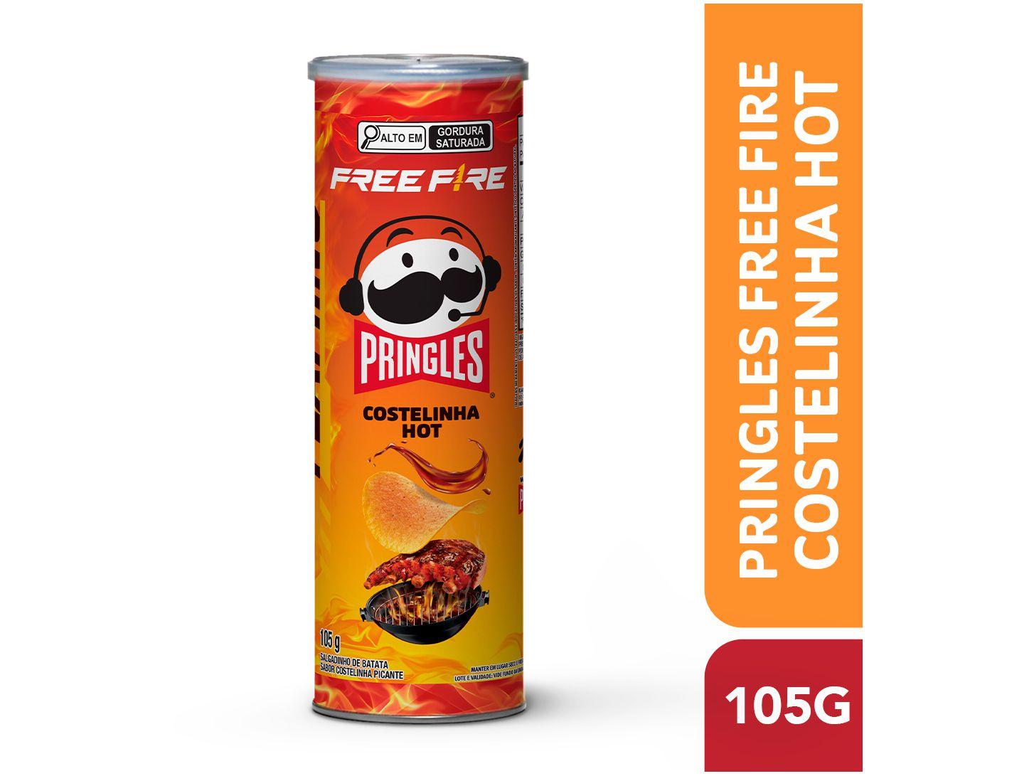 Batata Free Fire Pringles Costelinha Picante 105g