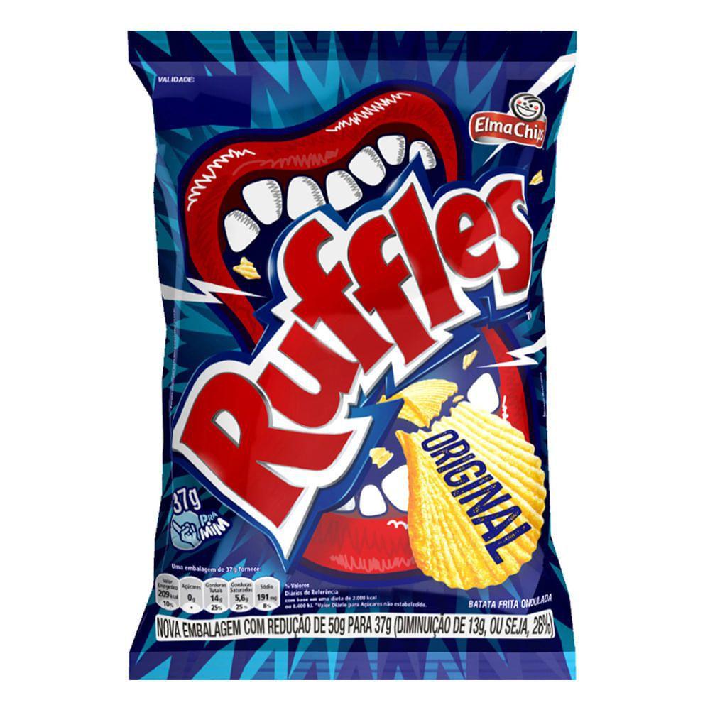 Batata Ruffles Sal 37g - Elma Chips - Ruffles - Magazine Luiza