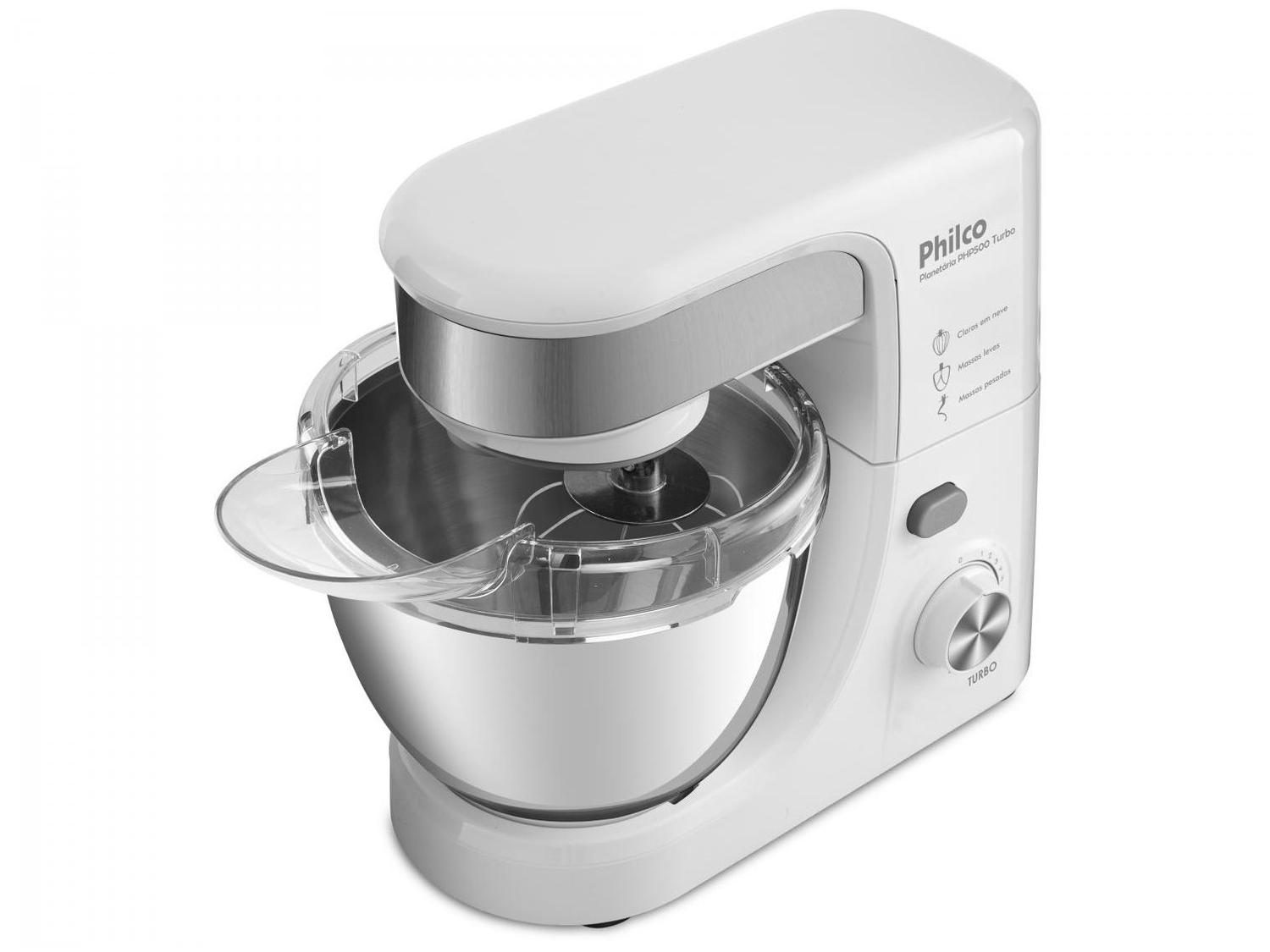Batedeira Planetária Philco Branca 500W - PHP500 Turbo 12 Velocidades