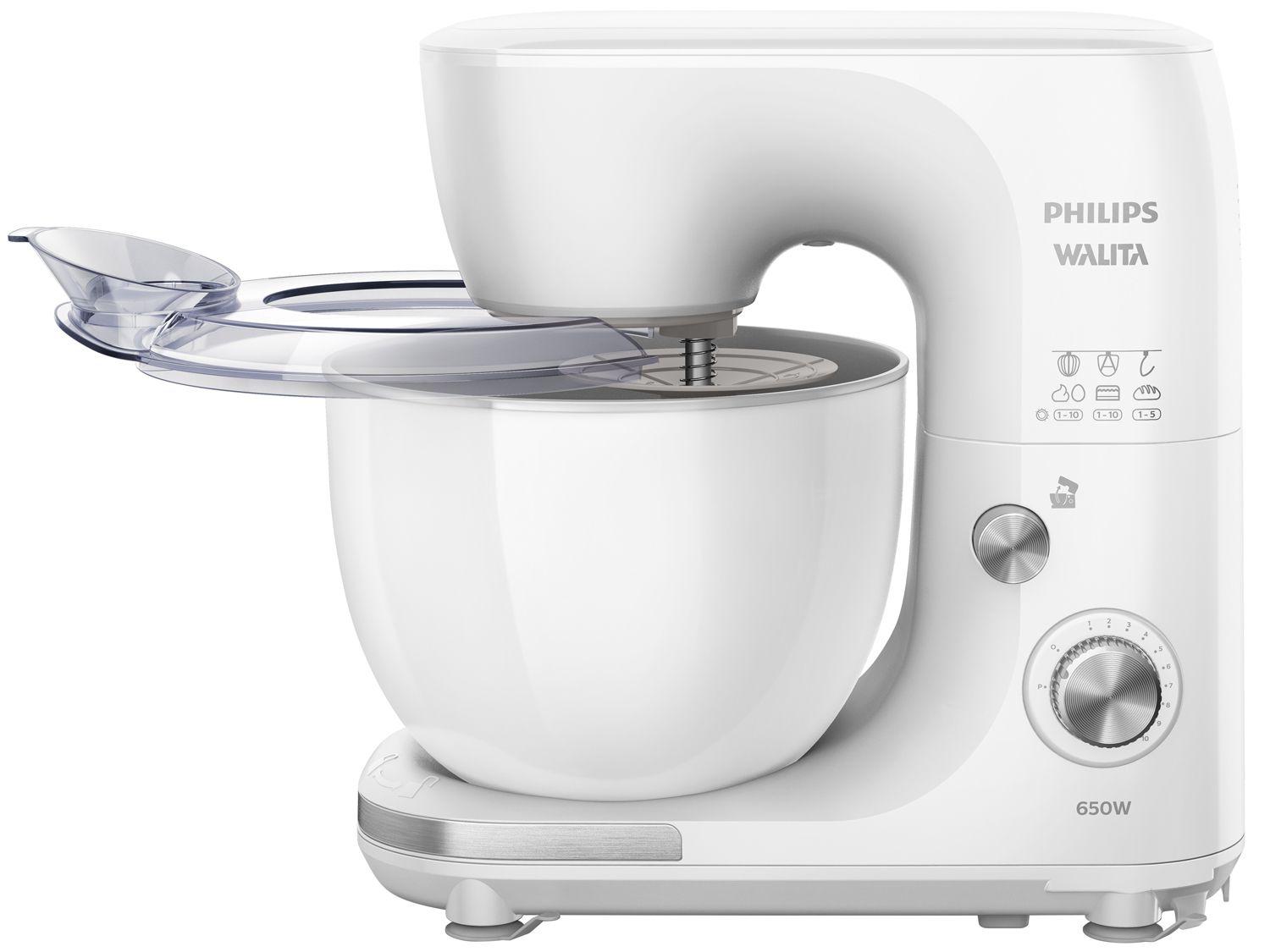 Batedeira Planetária Philips Walita Branca 650W RI7912/01 10 Velocidades