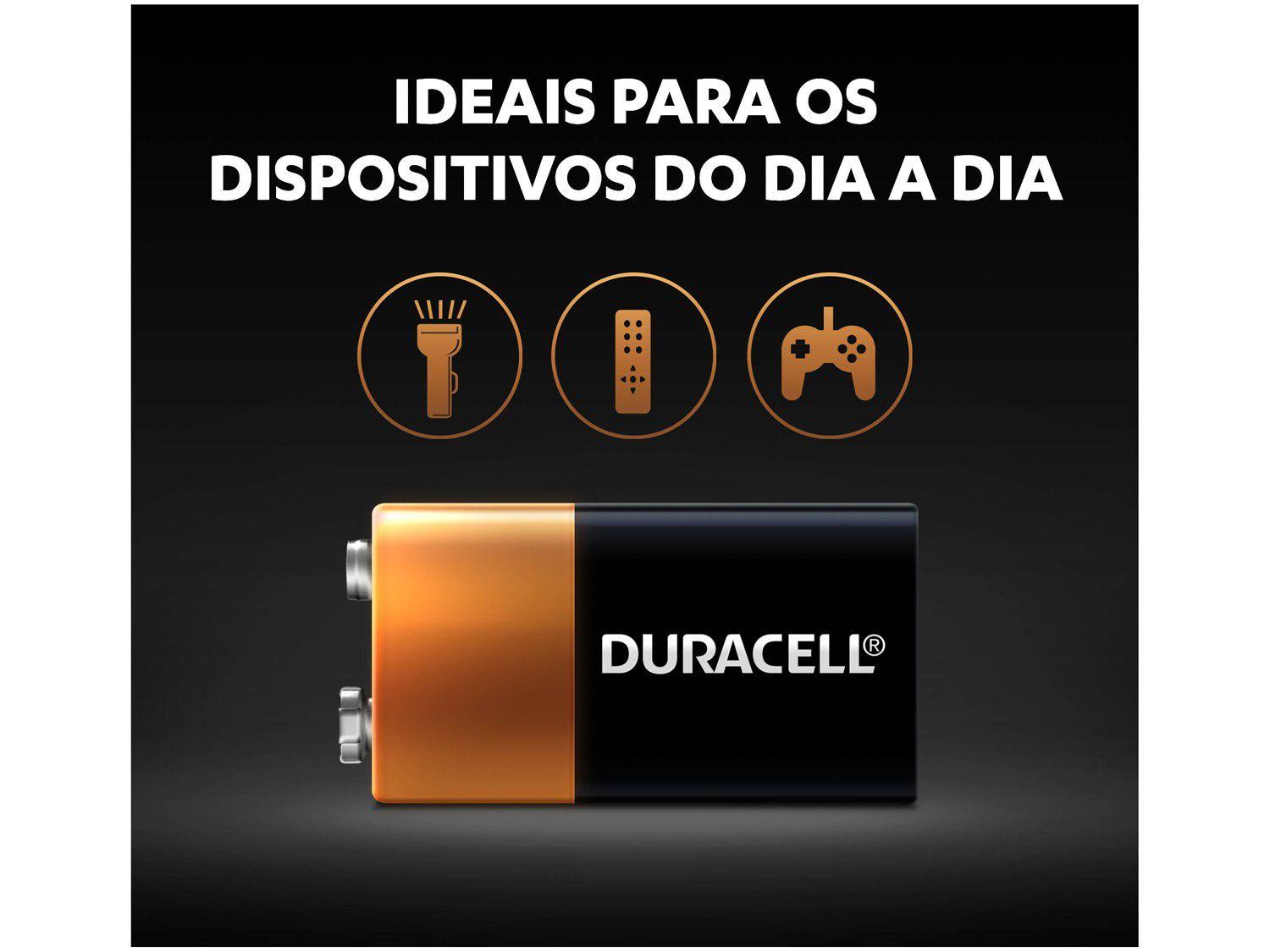 Bateria Alcalina Duracell 9V