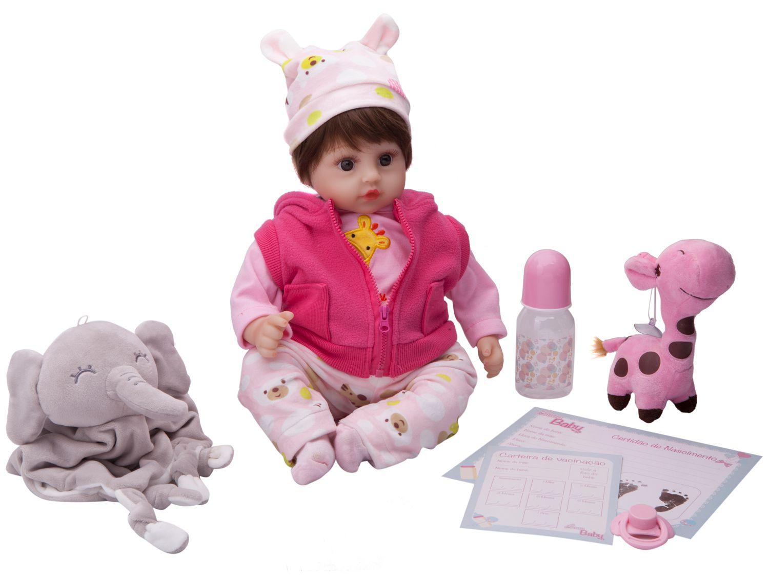 Bebê Reborn Dream Alexa Laura Baby 47cm - com Acessórios - Boneca ...