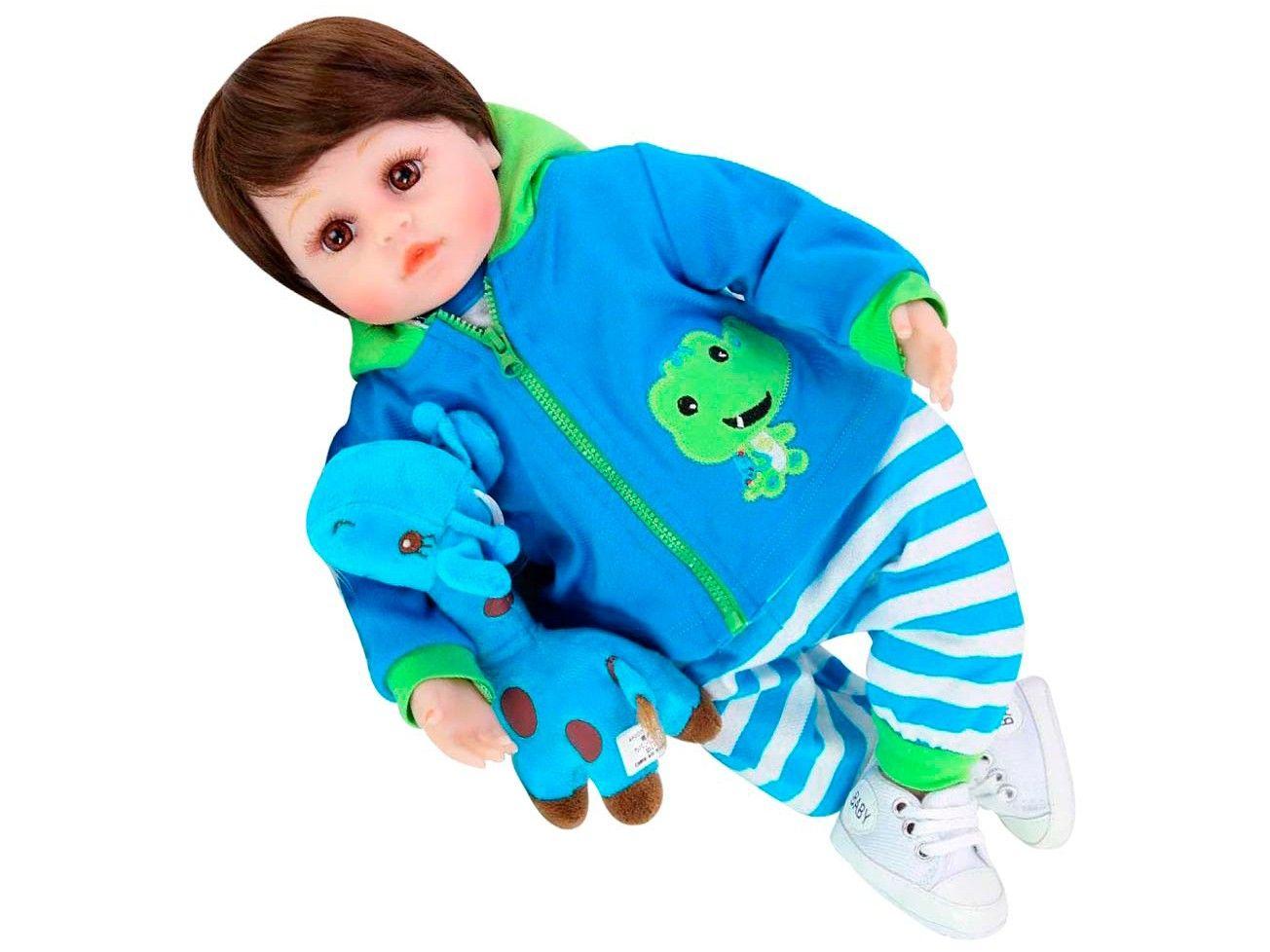 Bebê Reborn Gabriel Laura Baby 45cm com Acessórios