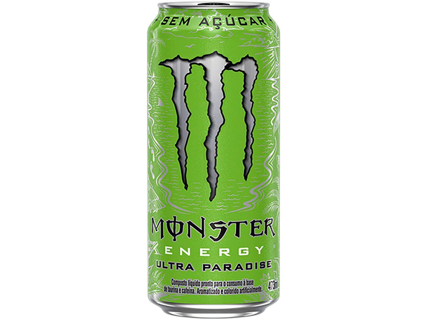 Bebida Energética Monster Ultra Paradise - Sem Açúcar 473ml - Bebida ...