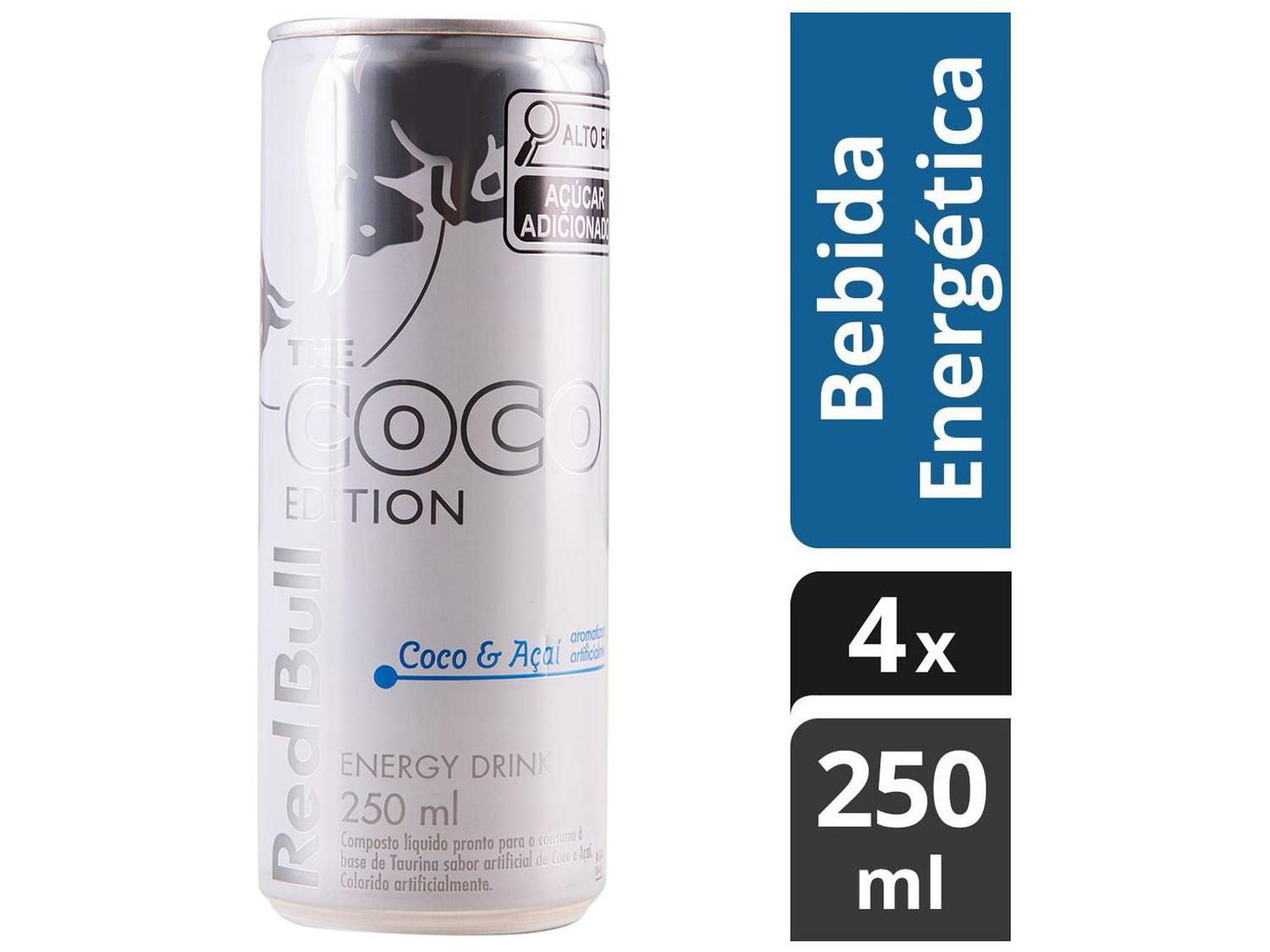 Bebida Energética Red Bull Coco e Açaí