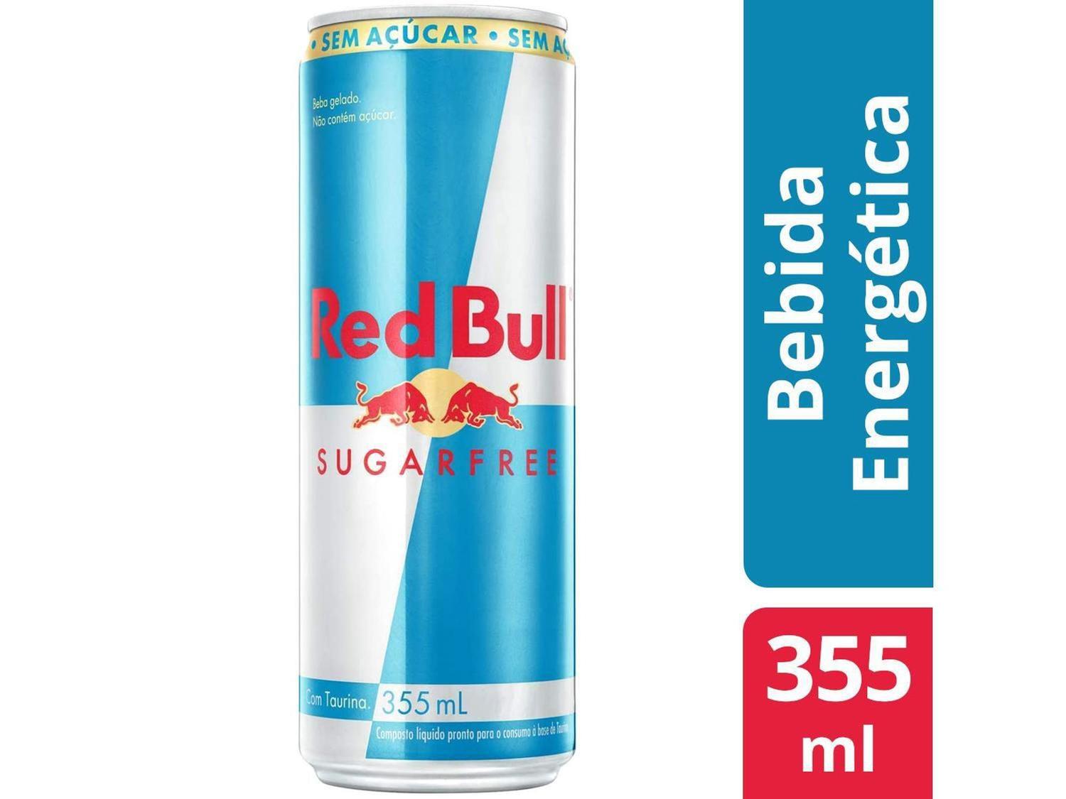 Bebida Energética Red Bull Sugarfree Zero Açúcar - 355ml - Bebida ...