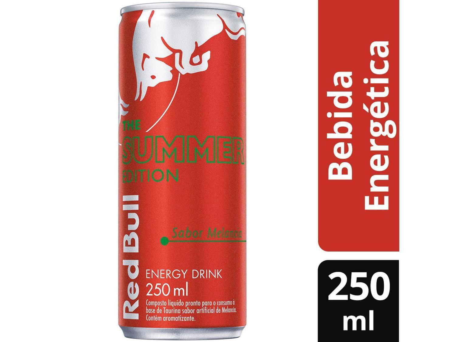 Bebida Energética Red Bull Summer Edition Melancia - 250ml - Bebida ...