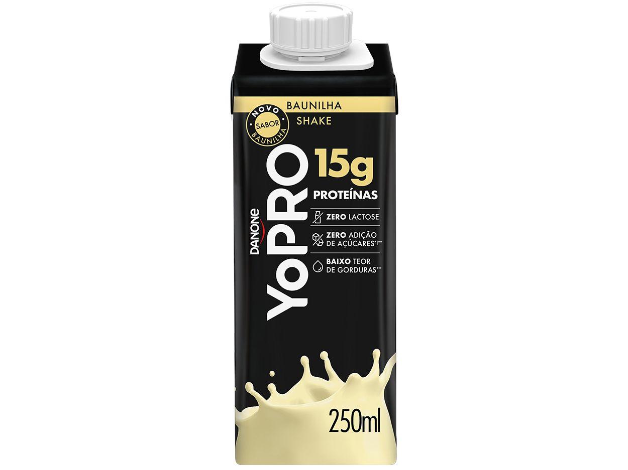 Bebida Láctea UHT 15g de Proteínas Danone YoPRO Baunilha Zero Açúcar ...