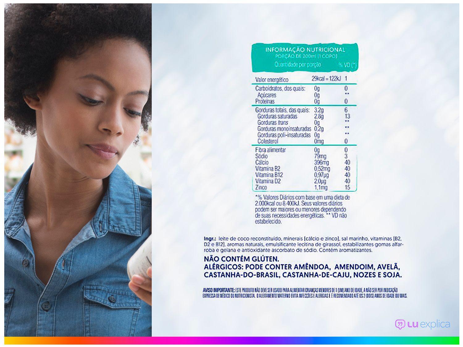 Bebida Vegetal de Coco Silk - 1L