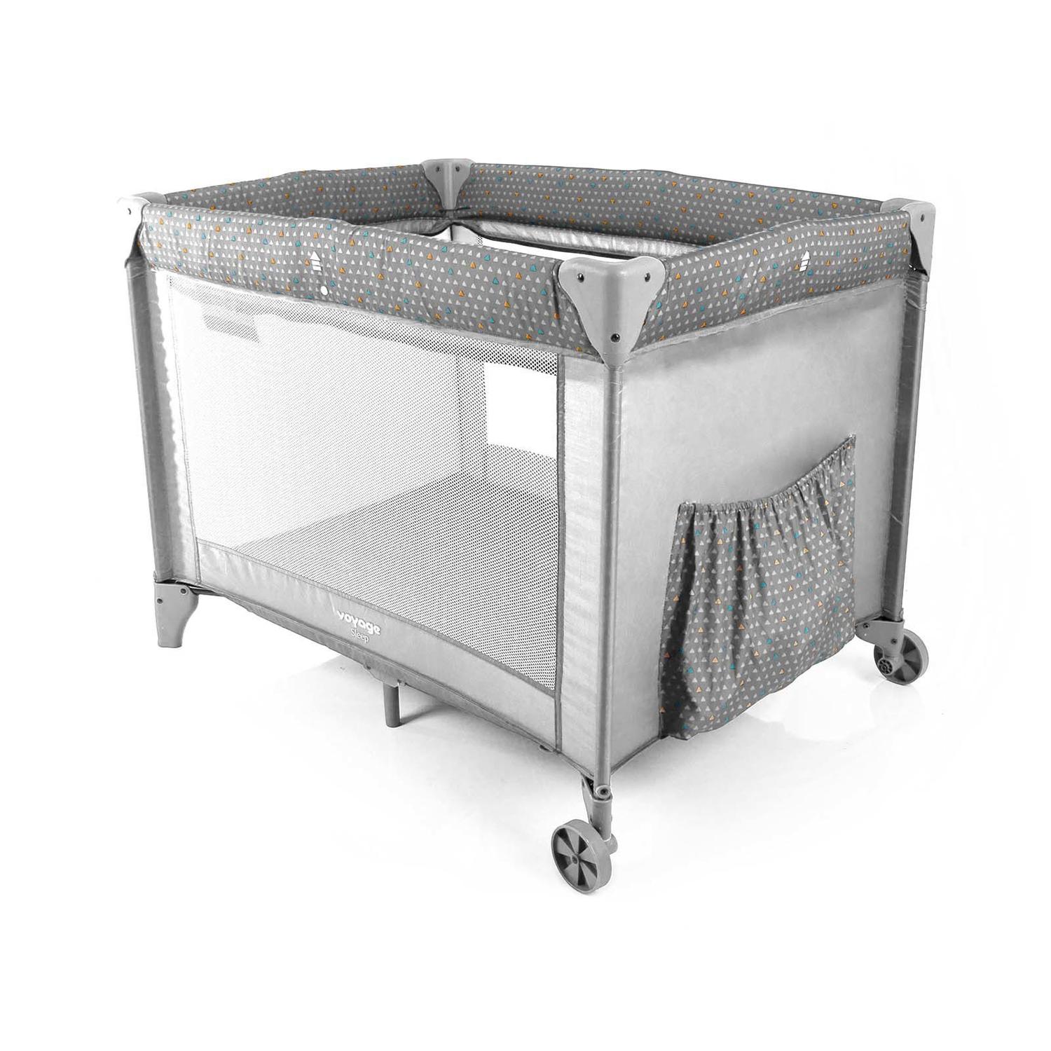 Berço Portátil Sleep até 15Kgs Voyage- Cinza - Berço Portátil ...