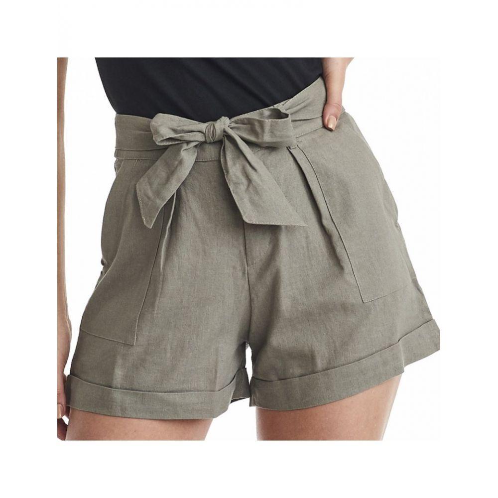 Bermuda de Linho Feminina Rattan - Vaca Lôca - Bermuda Feminina ...