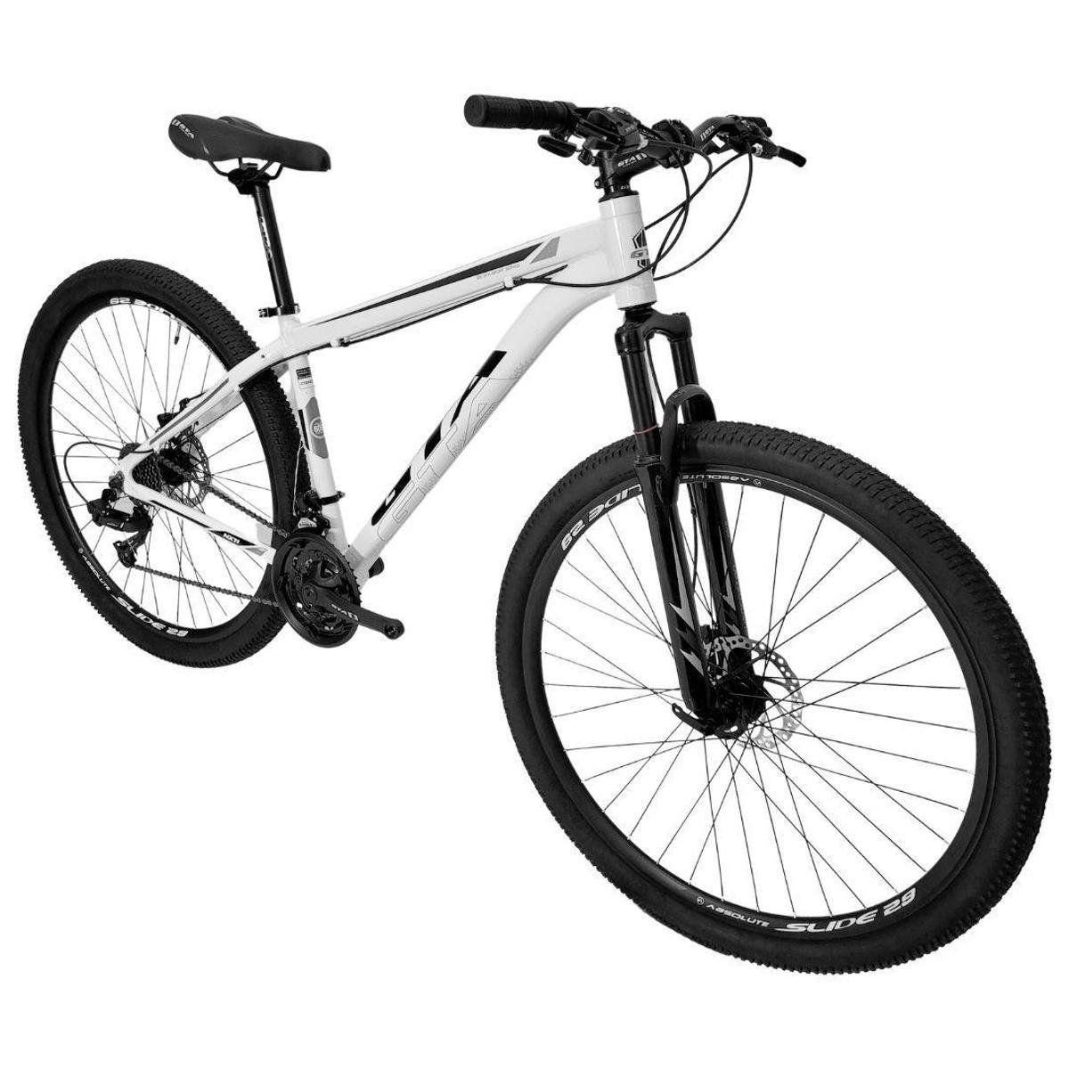 Bicicleta Aro 29 Gta Nx11 Alumínio 21v Freio a Disco Hidráulico Garfo Com Suspensão - Branca ...
