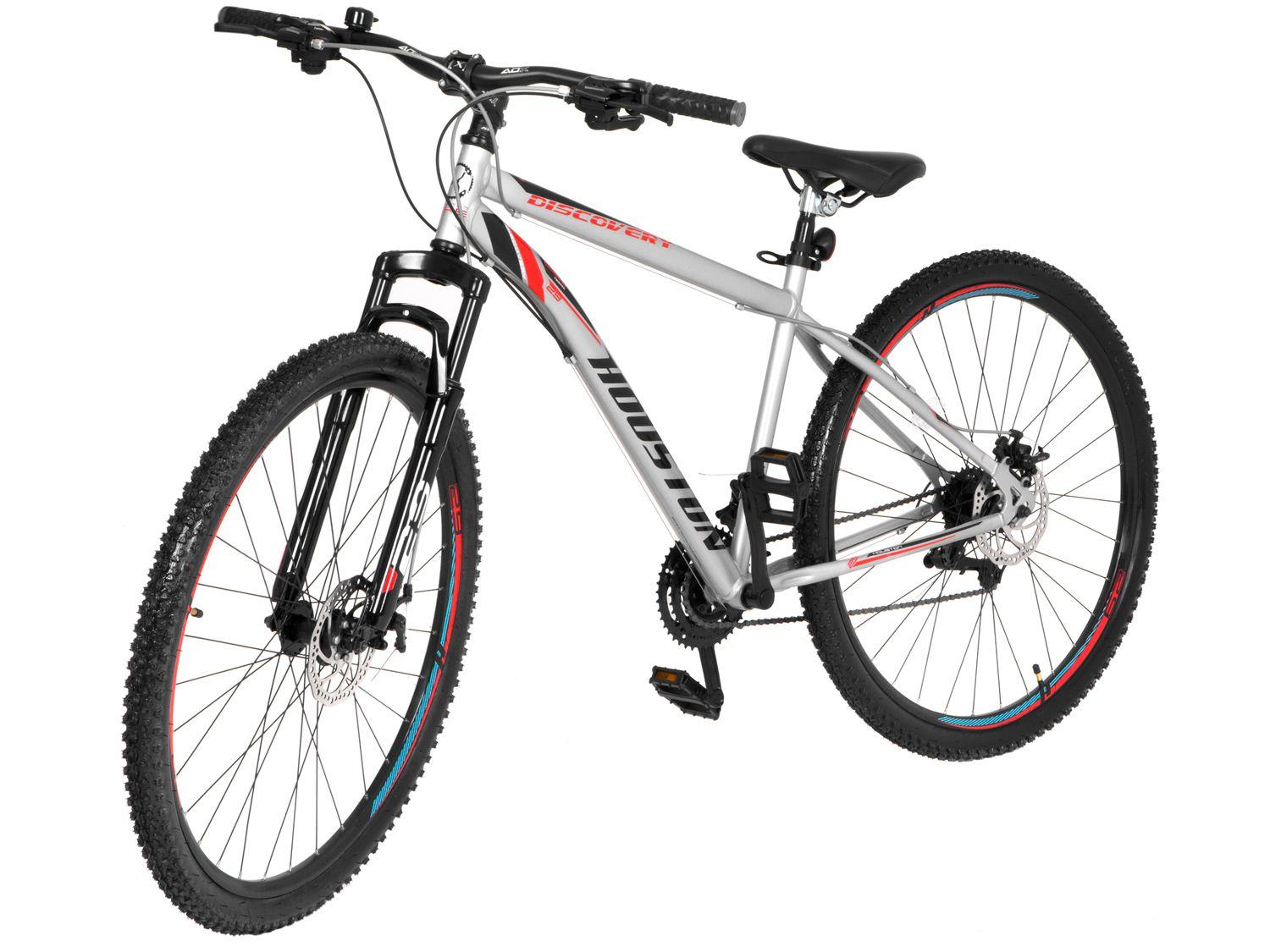 Bicicleta Aro 29 Houston Discovery Aço Freio a Disco 21 Marchas Câmbio ...