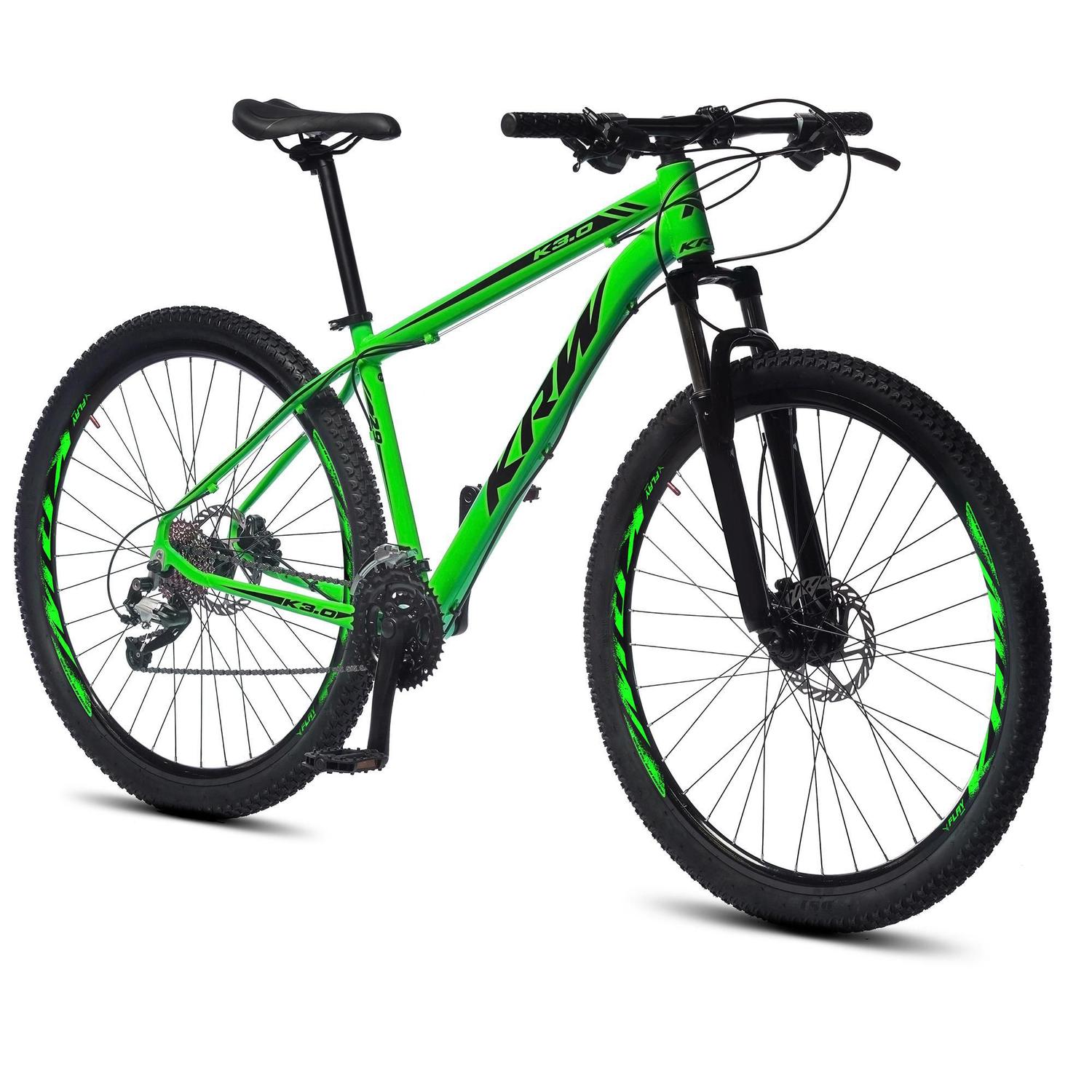 Bicicleta Aro 29 KRW Alumínio Shimano 24V Freio a Disco hidráulico S41 ...