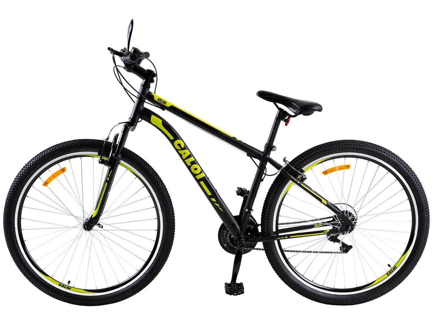 Bicicleta Aro 29 Mountain Bike Caloi Velox Freio V-Brake 21 Marchas