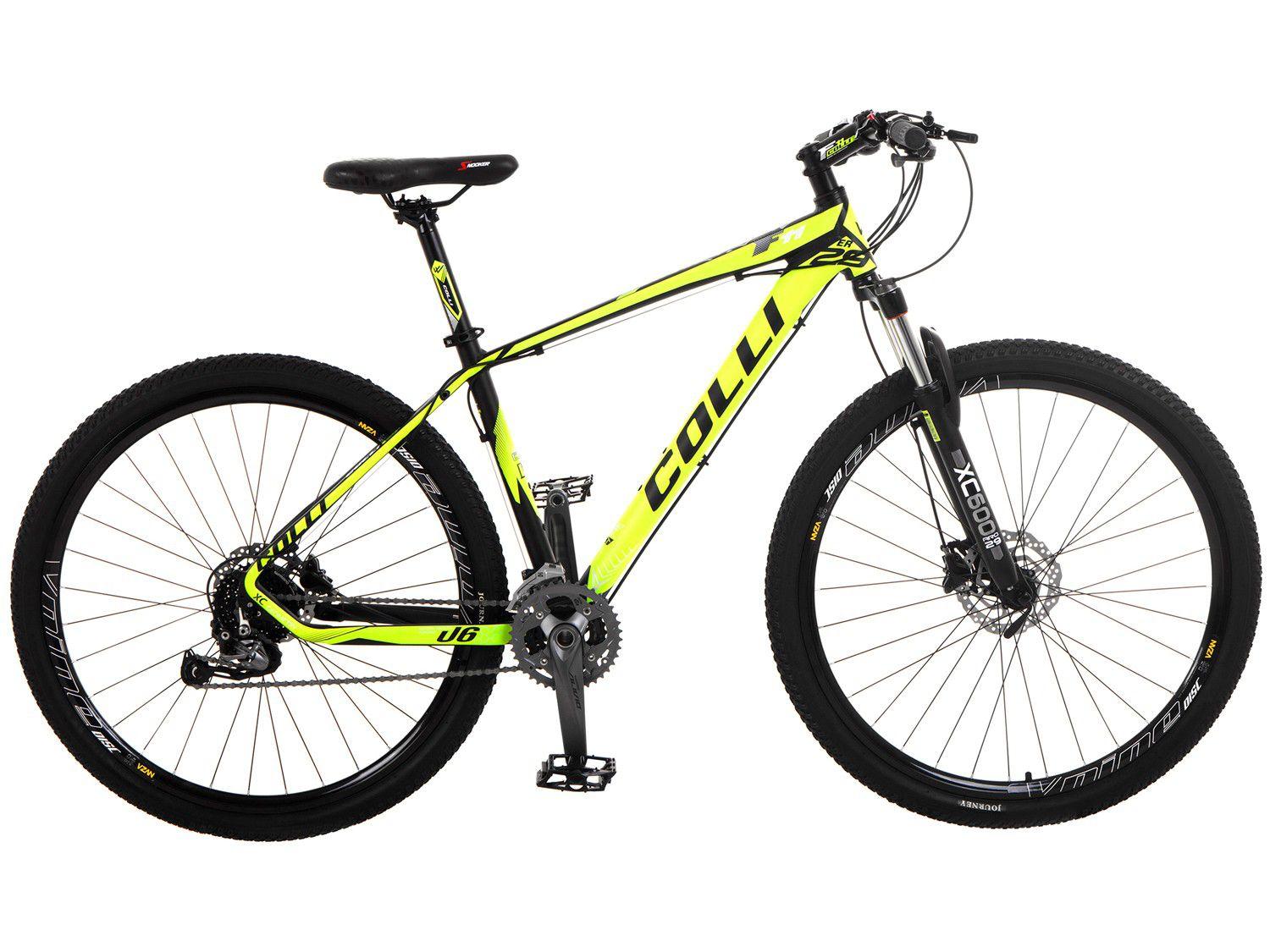 Bicicleta Aro 29 Mountain Bike Colli F11 Freio a Disco 27 Marchas ...