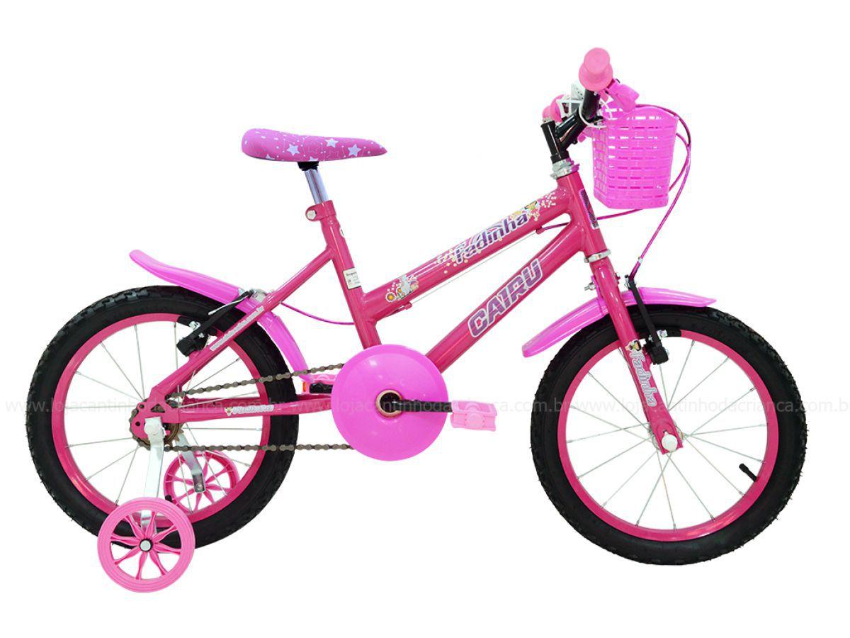 Bicicleta Feminina Aro 16 - Rosa - Cairu - Bicicleta Infantil ...