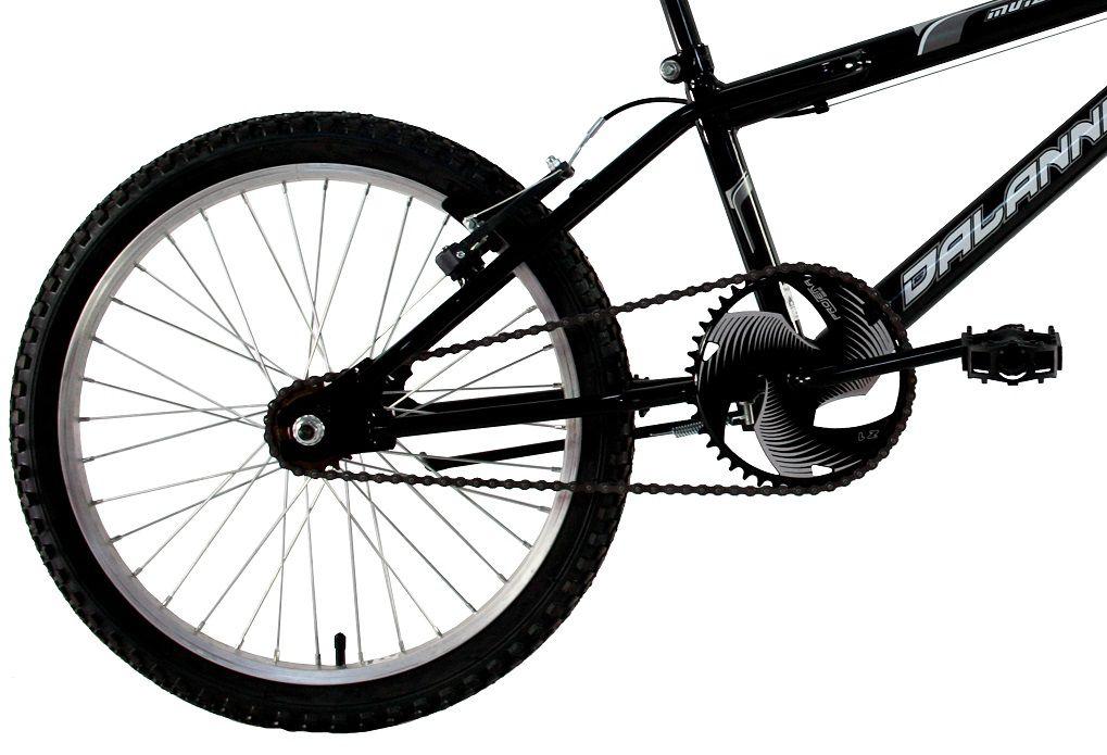 Bicicleta Infantil Aro 20 Cross Bmx Freestyle Mutante Preta - Dalannio ...