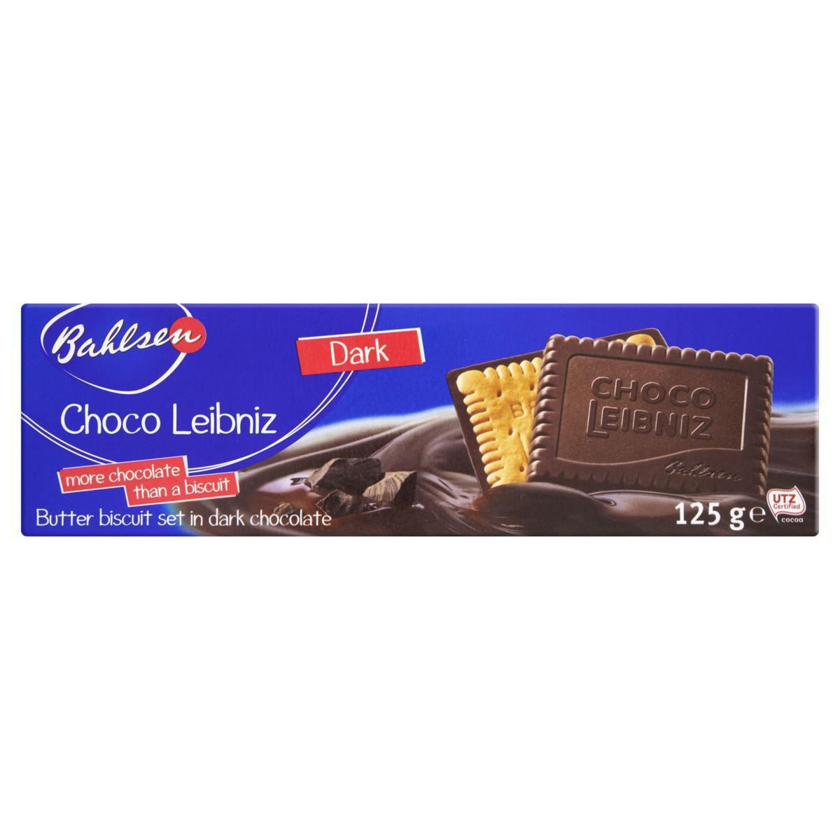 Biscoito Alemão Bahlsen Choco Leibniz Dark 125G - Biscoito / Bolacha ...