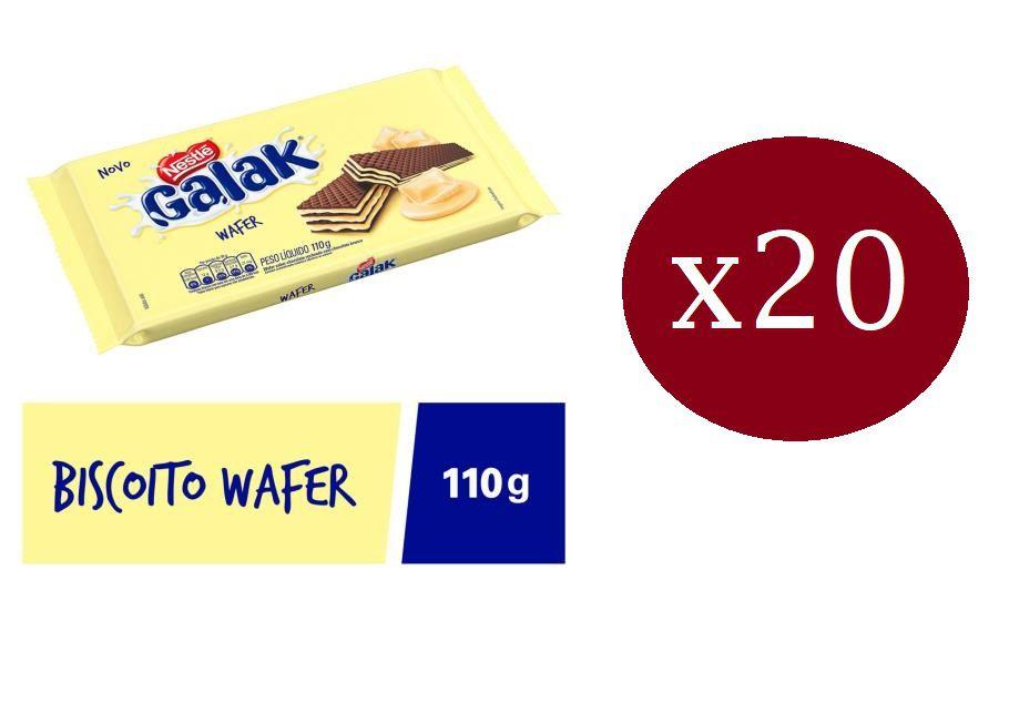 Biscoito bolacha Wafer Galak Nestle 110g- 20 unidades - Biscoito / Bolacha - Magazine Luiza
