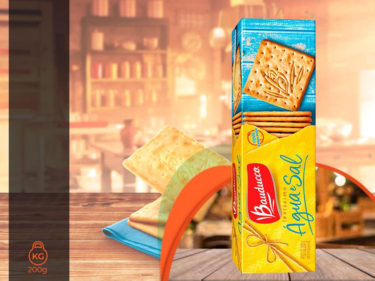 Biscoito Levíssimo Água E Sal Bauducco 200g - Biscoito / Bolacha - Magazine Luiza