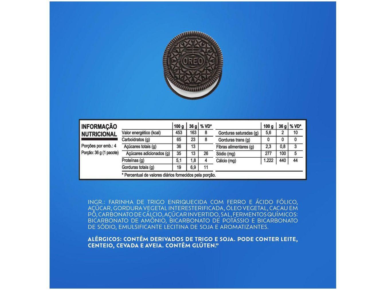 Biscoito Recheado Baunilha Original Oreo Display