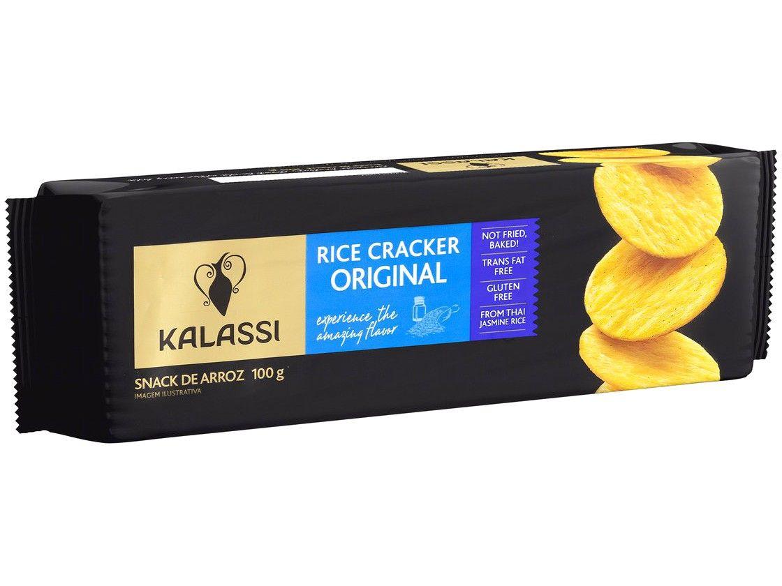 Biscoito Snack de Arroz Original Kalassi 100g