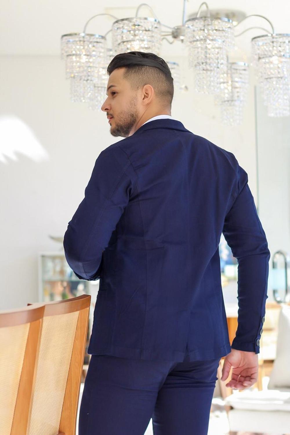 Blazer Masculino Slim - Dragonfly Jeans - Blazer Masculino - Magazine Luiza