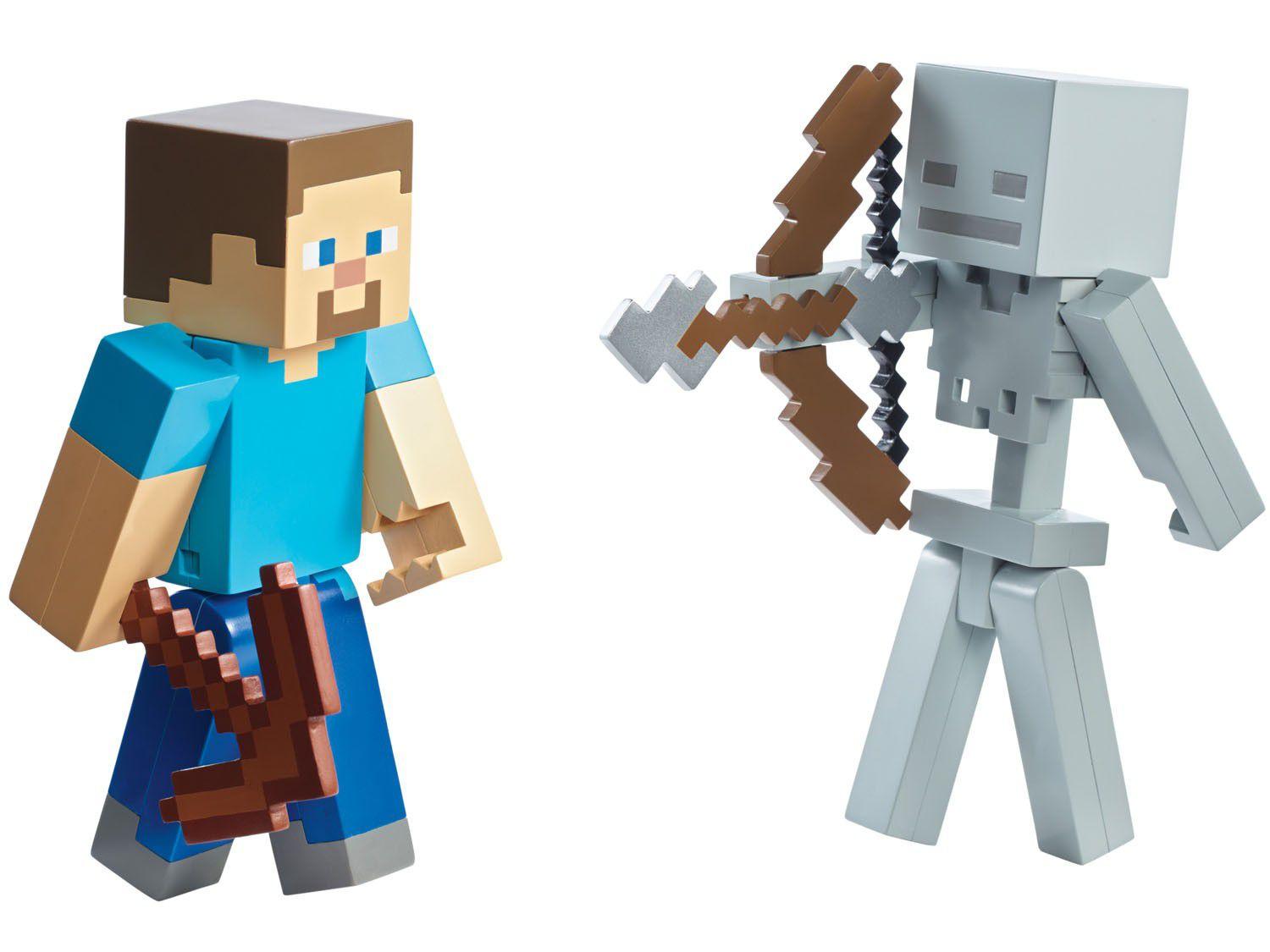Bloco de Montar Boneco Minecraft Steve - Mattel - Blocos de Montar e ...