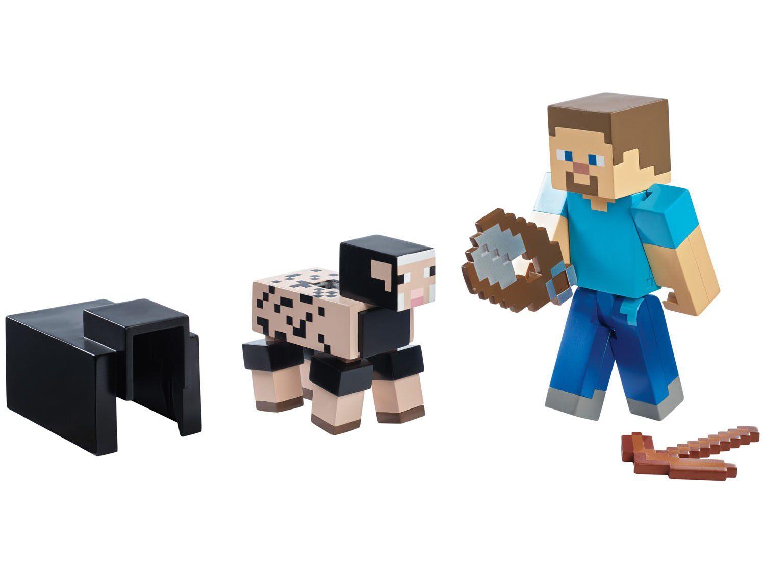 Bloco de Montar Boneco Minecraft Steve - Mattel - Bonecos - Magazine Luiza