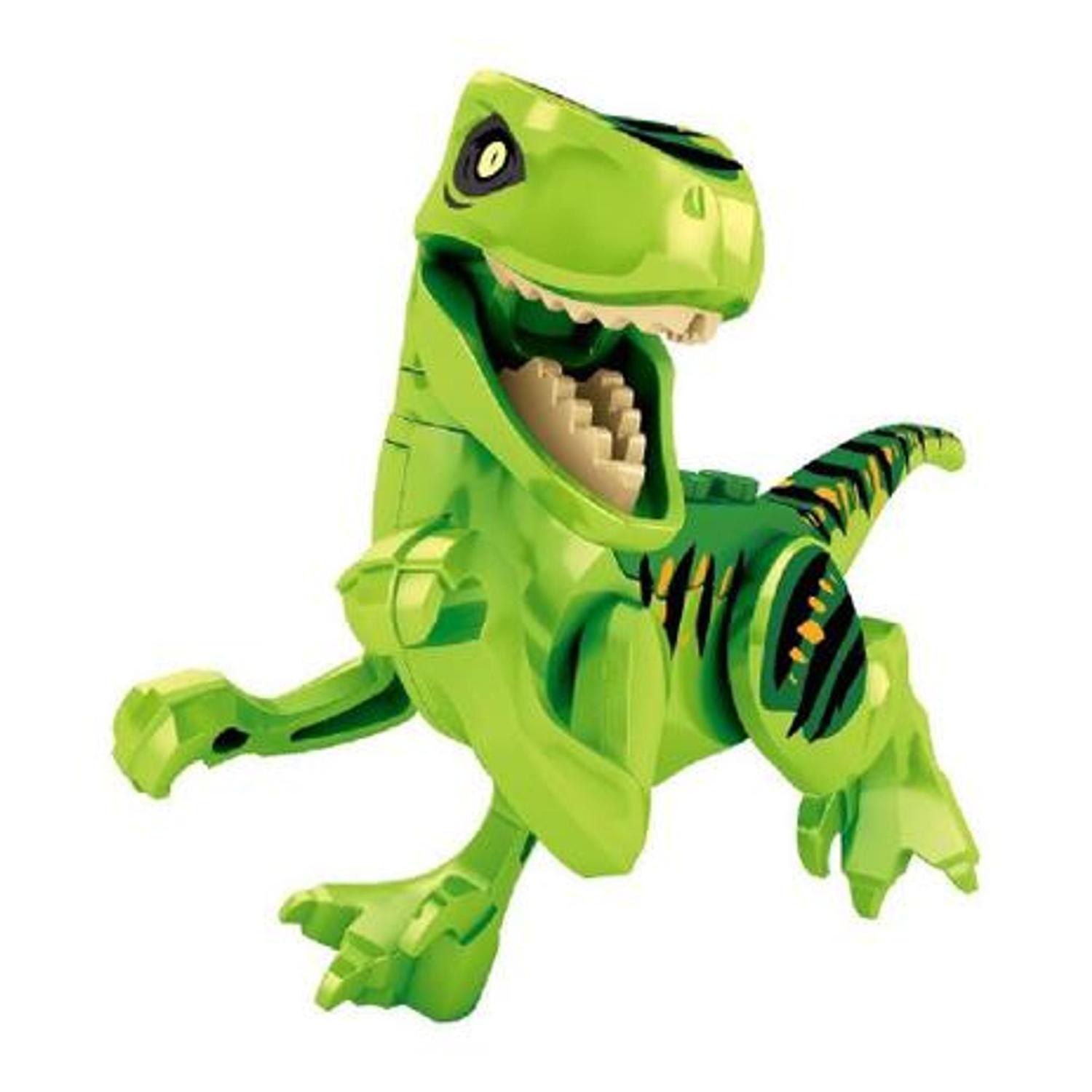 Bloco De Montar Dinossauro Velociraptor World Dinosaur - SZ ...