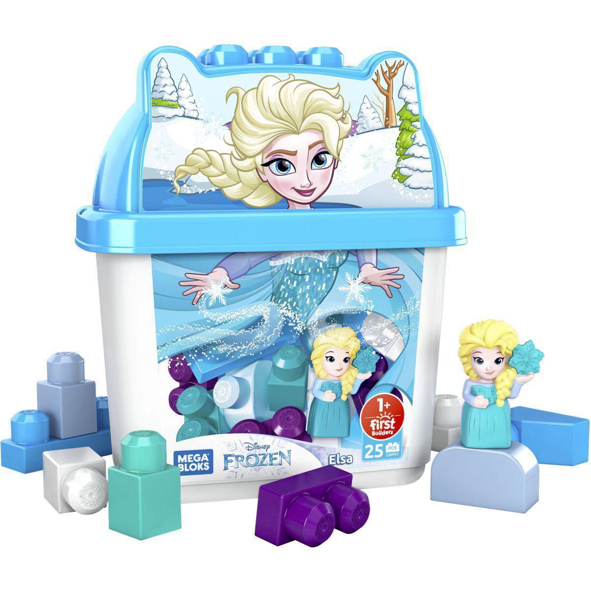 Blocos de Montar - Mega Bloks - Elsa - Frozen - 25 Peças - Mattel ...