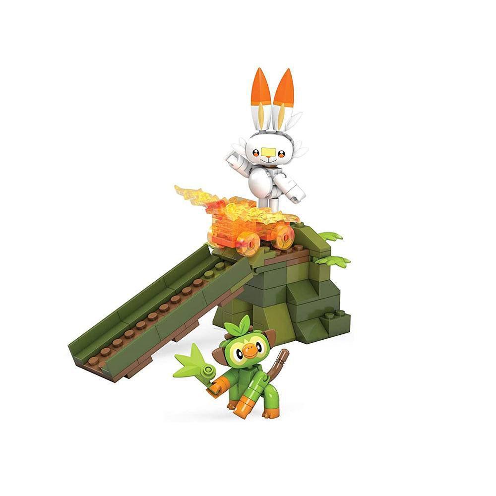 Blocos Mega Construx - Pokémon Batalha - Grookey vs. Scorbunny - 134 ...