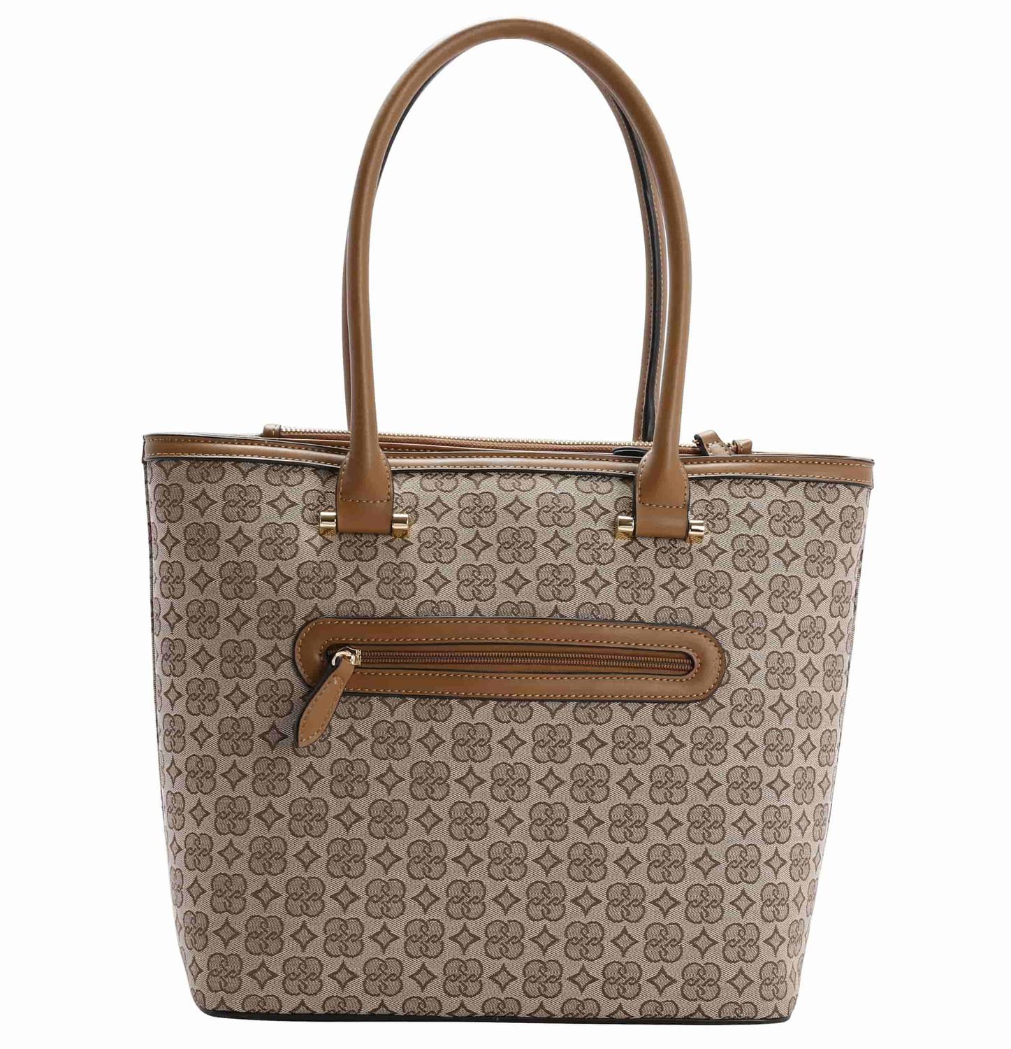Bolsa chenson feminina shopping bag 3481896 monograma bege - Bolsas ...