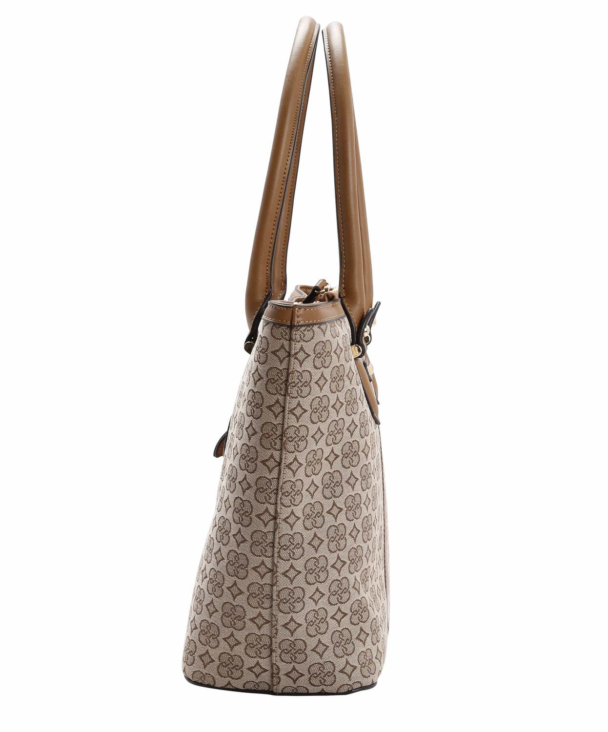 Bolsa chenson feminina shopping bag 3481896 monograma bege - Bolsas ...