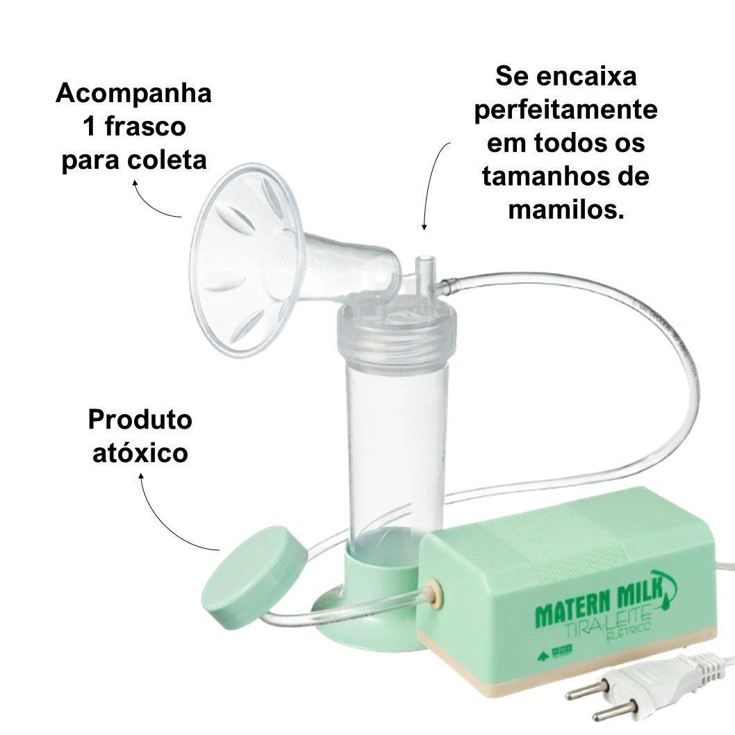 Bomba Tira Leite Elétrica Matern Milk Blister - Verde 220v - Bombinha ...