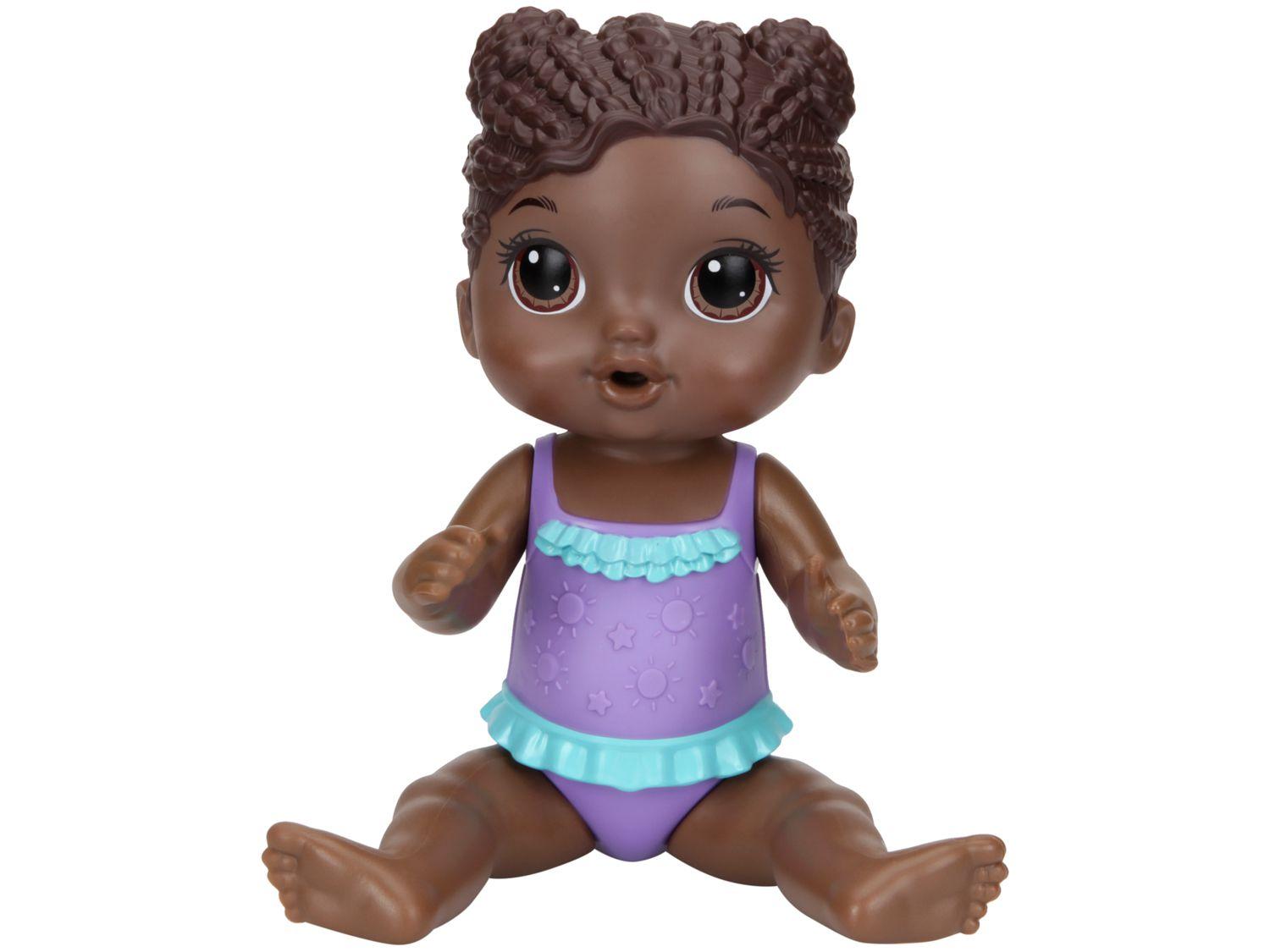 Boneca Baby Alive Bebê Dia de Sol Negra