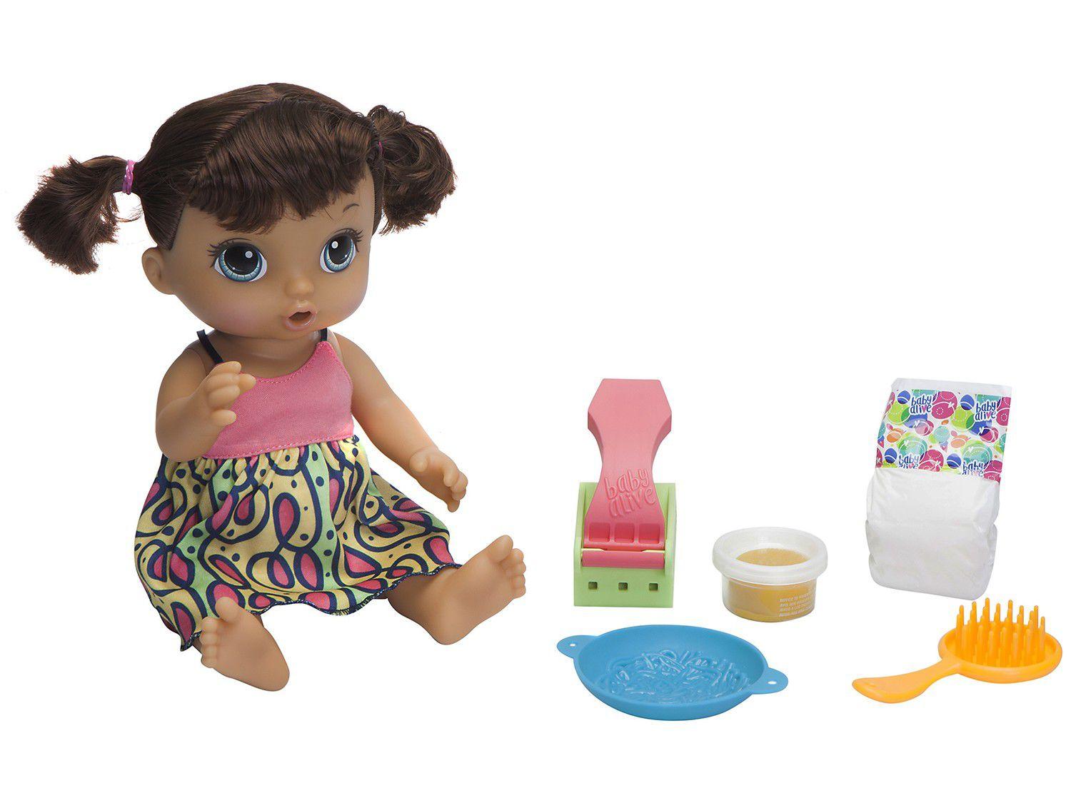 Boneca Baby Alive Espaguete com Acessórios - Hasbro - Boneca Baby Alive ...