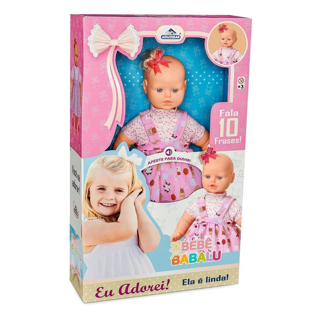 Boneca Bebezão Nenezão Babalu Fala 10 Frases - Adijomar - Bonecas ...