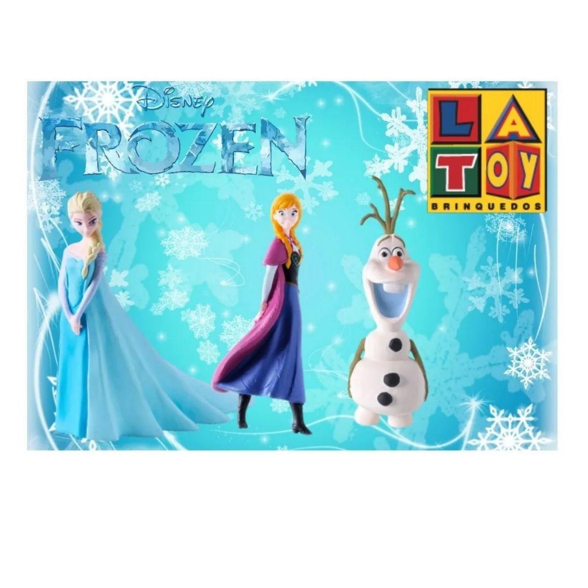 Boneca de apertar latex elsa frozen 15cm princesas disney - Latoy ...