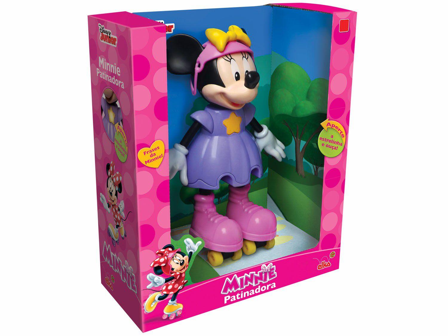 Boneca Disney Minnie Patinadora - Elka - Bonecas - Magazine Luiza