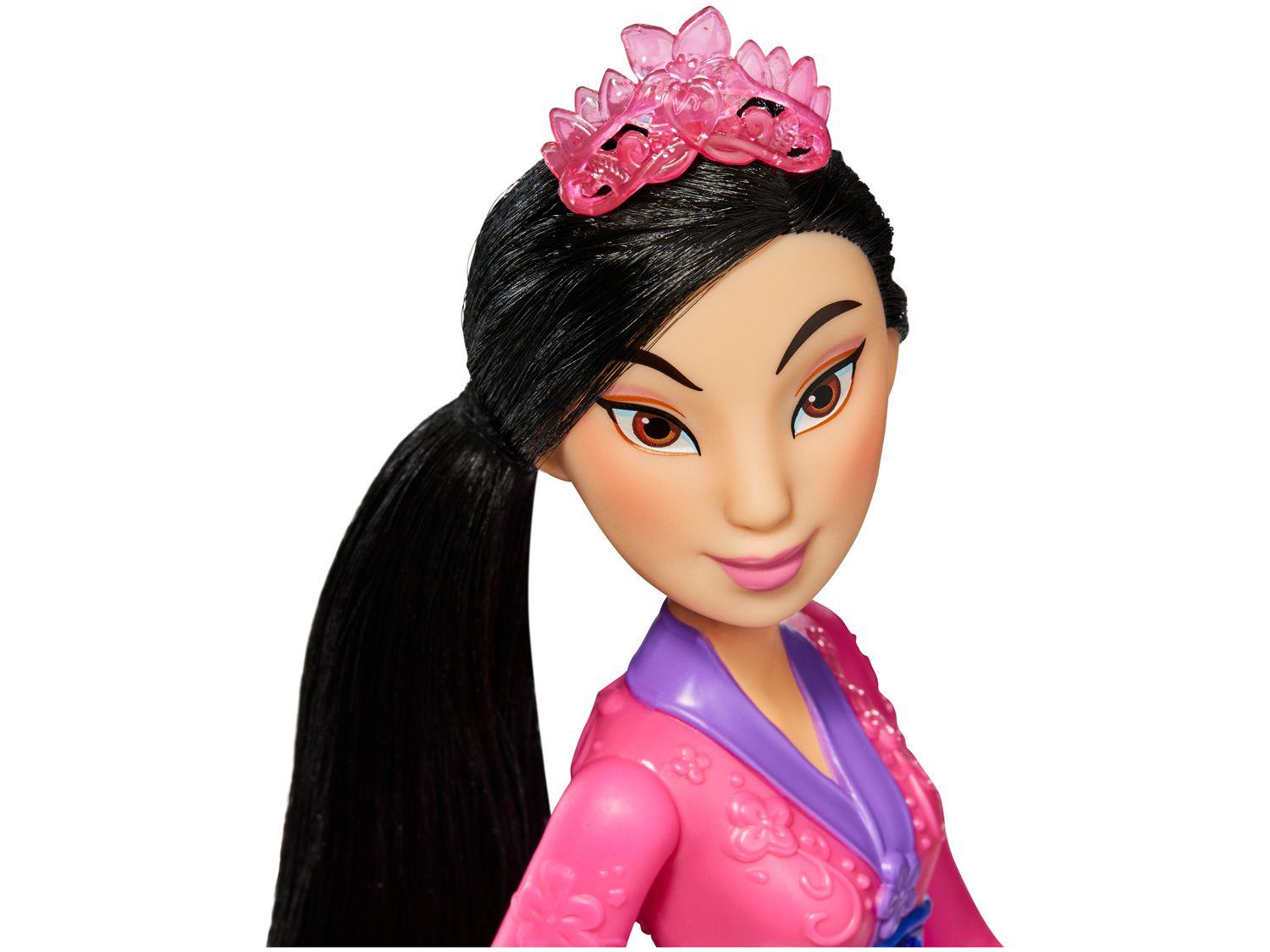 Boneca Disney Princess Brilho Real - Princesa Mulan Hasbro - Bonecas ...