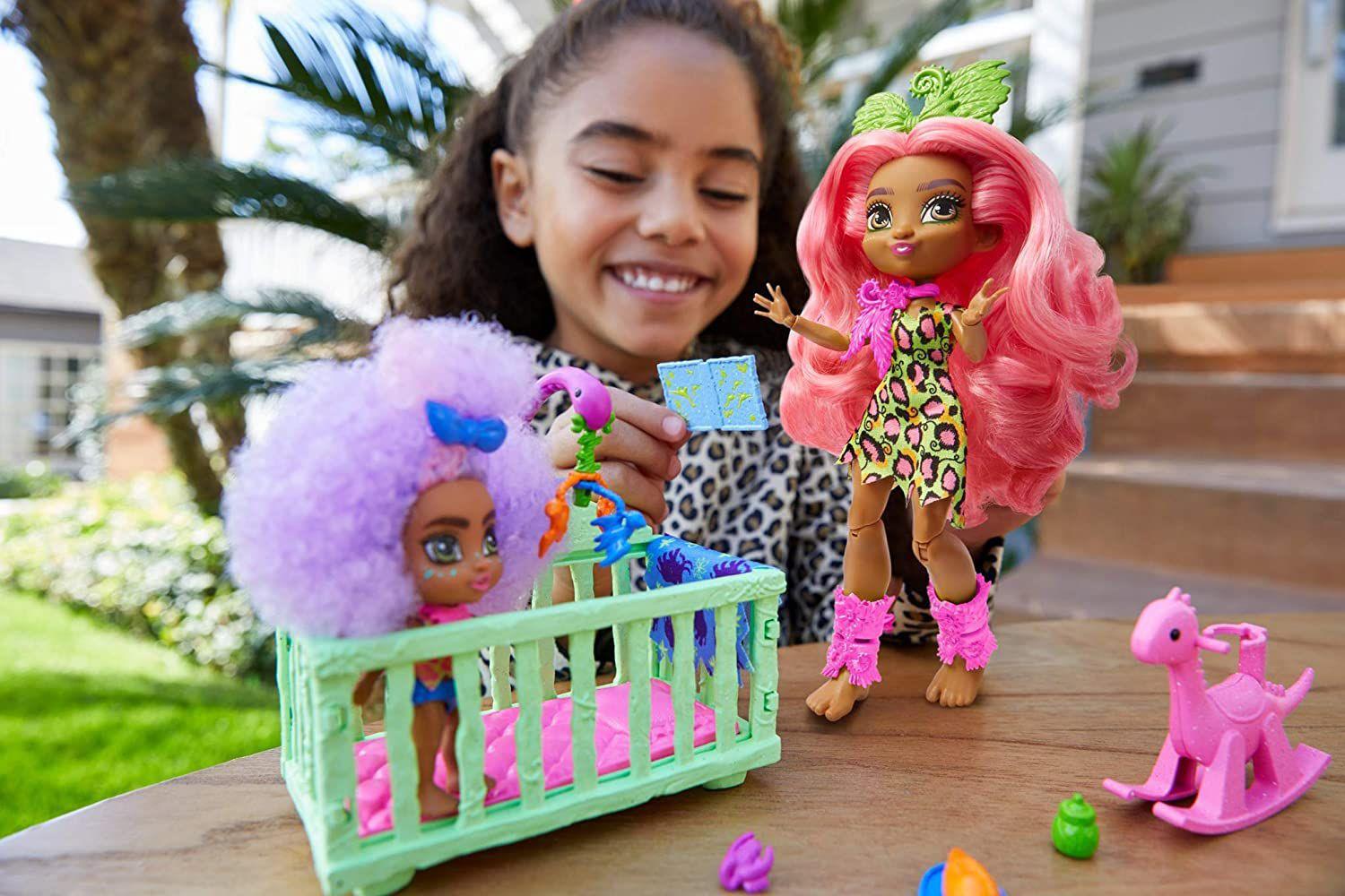 Boneca e Playset Cave Club Fernessa e Furrah Mattel GNL92 - Bonecas ...