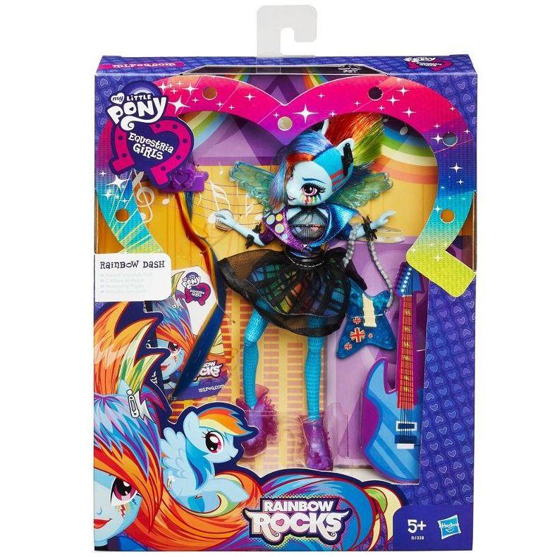 Boneca My Little Pony Equestria Girls Rainbow Dash Rainbow Rocks - B1036 - Hasbro - Bonecas ...