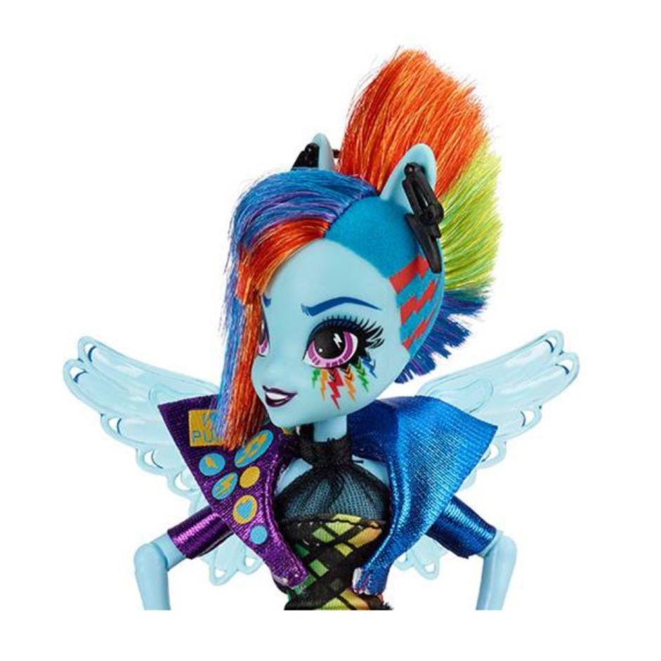 Boneca My Little Pony Equestria Girls Rainbow Dash Rainbow Rocks - B1036 - Hasbro - Bonecas ...