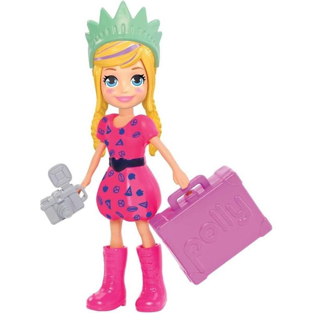 Boneca Polly Pocket - Conjunto de Viagens Fashion - Kit Fashion De ...