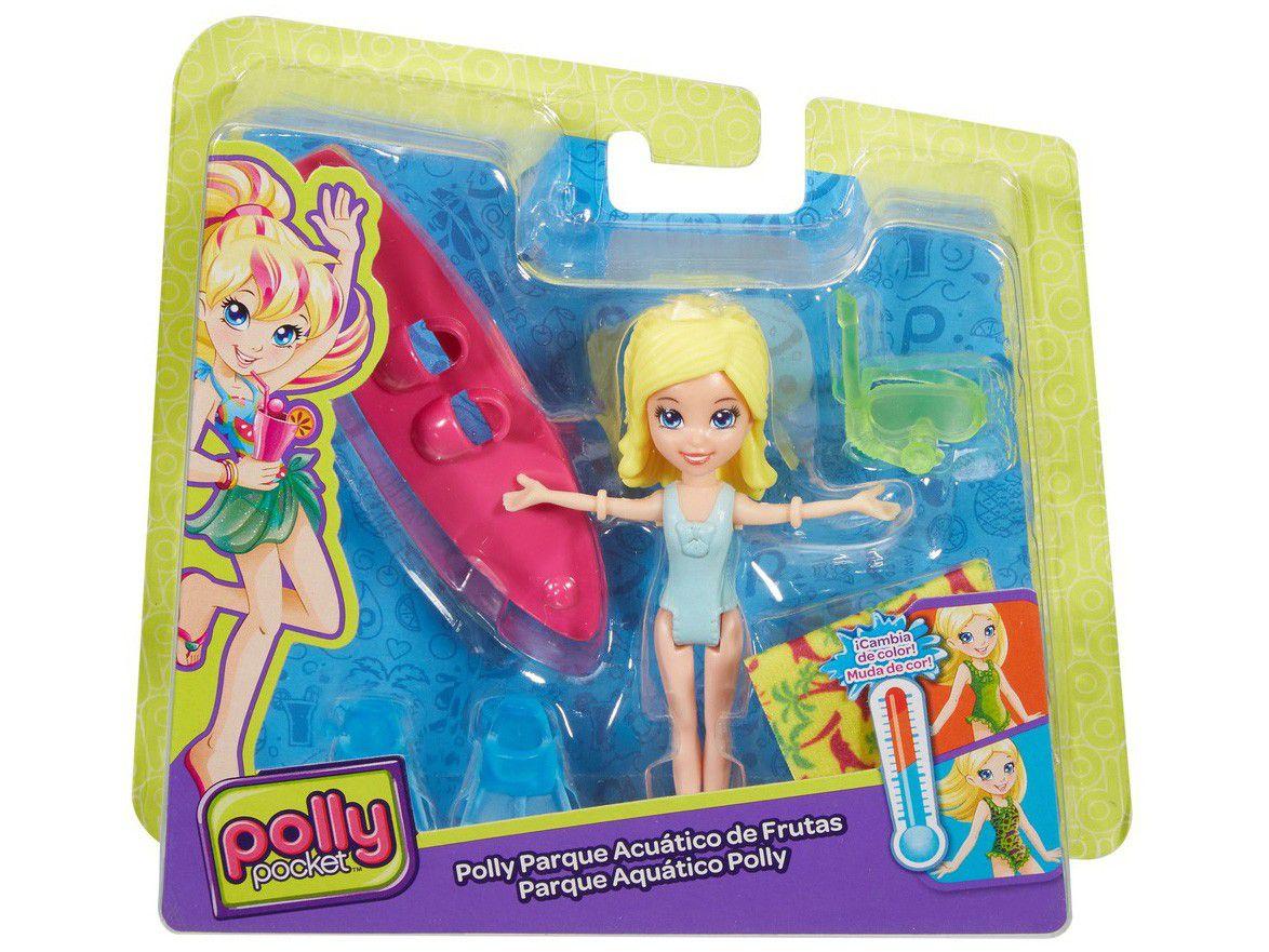 Boneca Polly Pocket Parque Aquático de Frutas - Polly com Acessórios ...