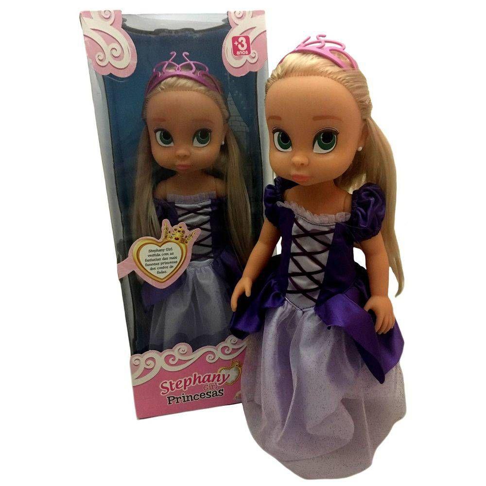 Boneca Stephany Princesa Rapunzel Girl Animator - Baby Brink - Bonecas ...