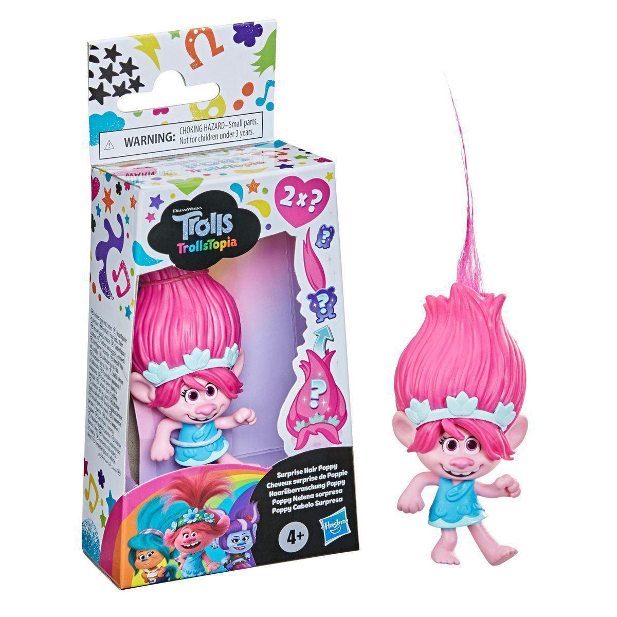 Boneca Trolls Figura Poppy Cabelo Surpresa - Hasbro F1072 - Bonecas ...