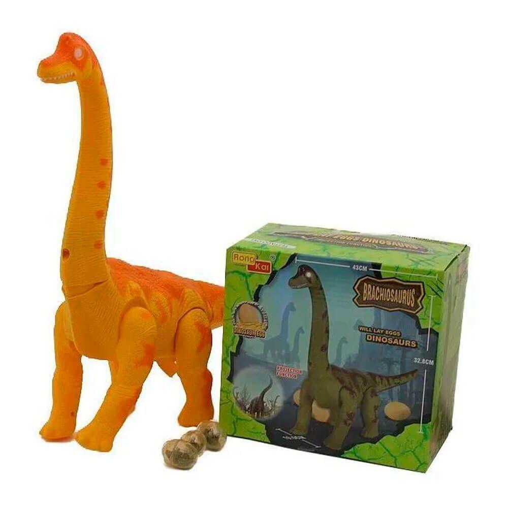 Boneco Braquiossauro Eletrônico 32cm - RONG KAI - Bonecos - Magazine Luiza